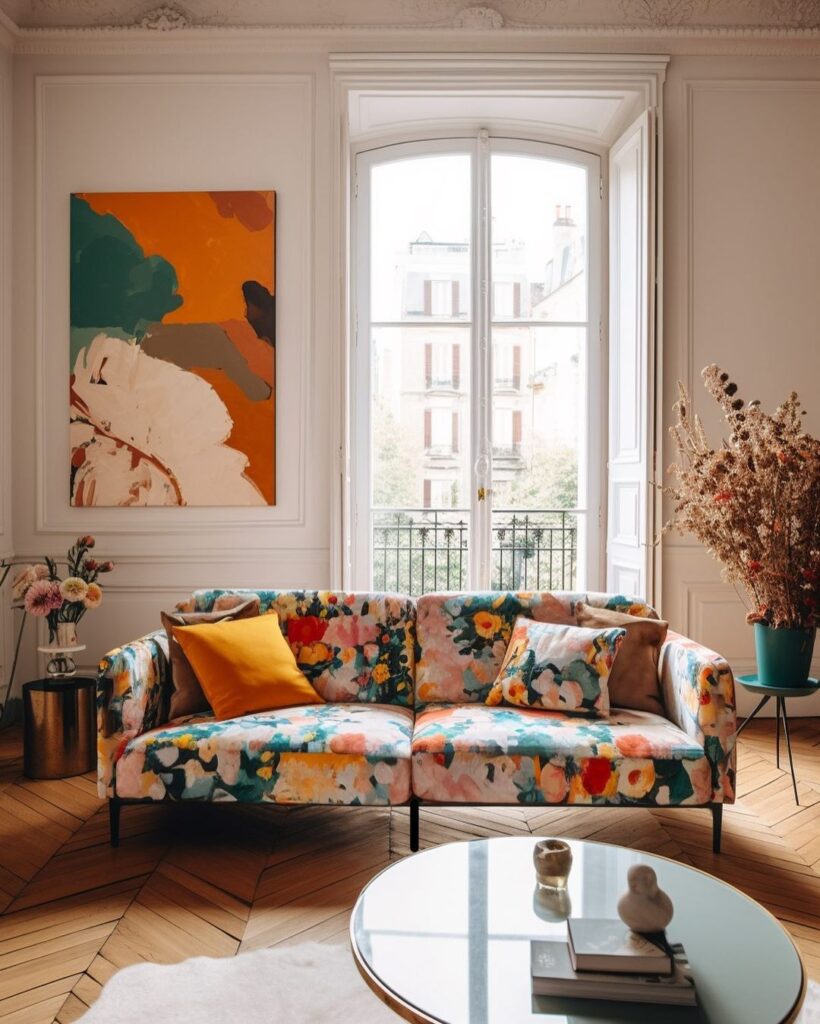Ideas de salas de estar con colores vibrantes - SALA COMEDOR
